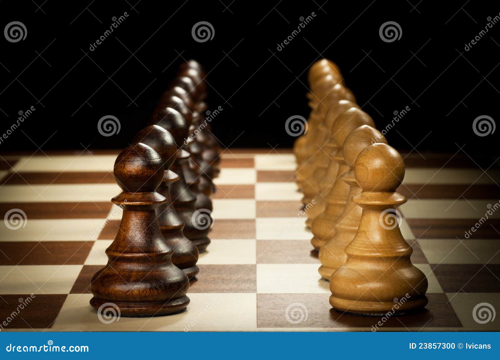 Wooden chess pawn stock photo. Image of piece, group - 23857300