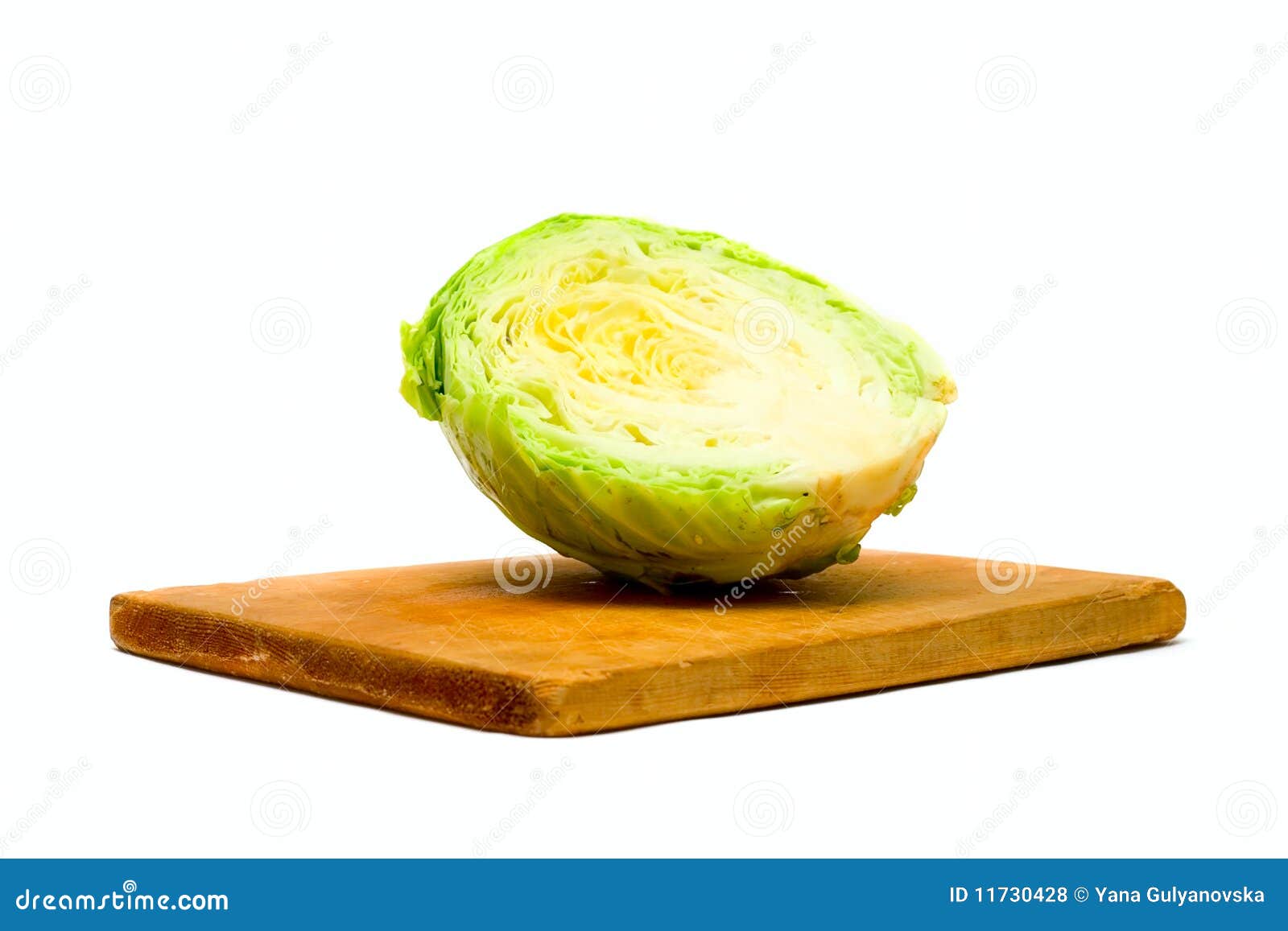 Half Of Red Cabbage Isolated On White. Looks Like A Brain Stock Photo ...