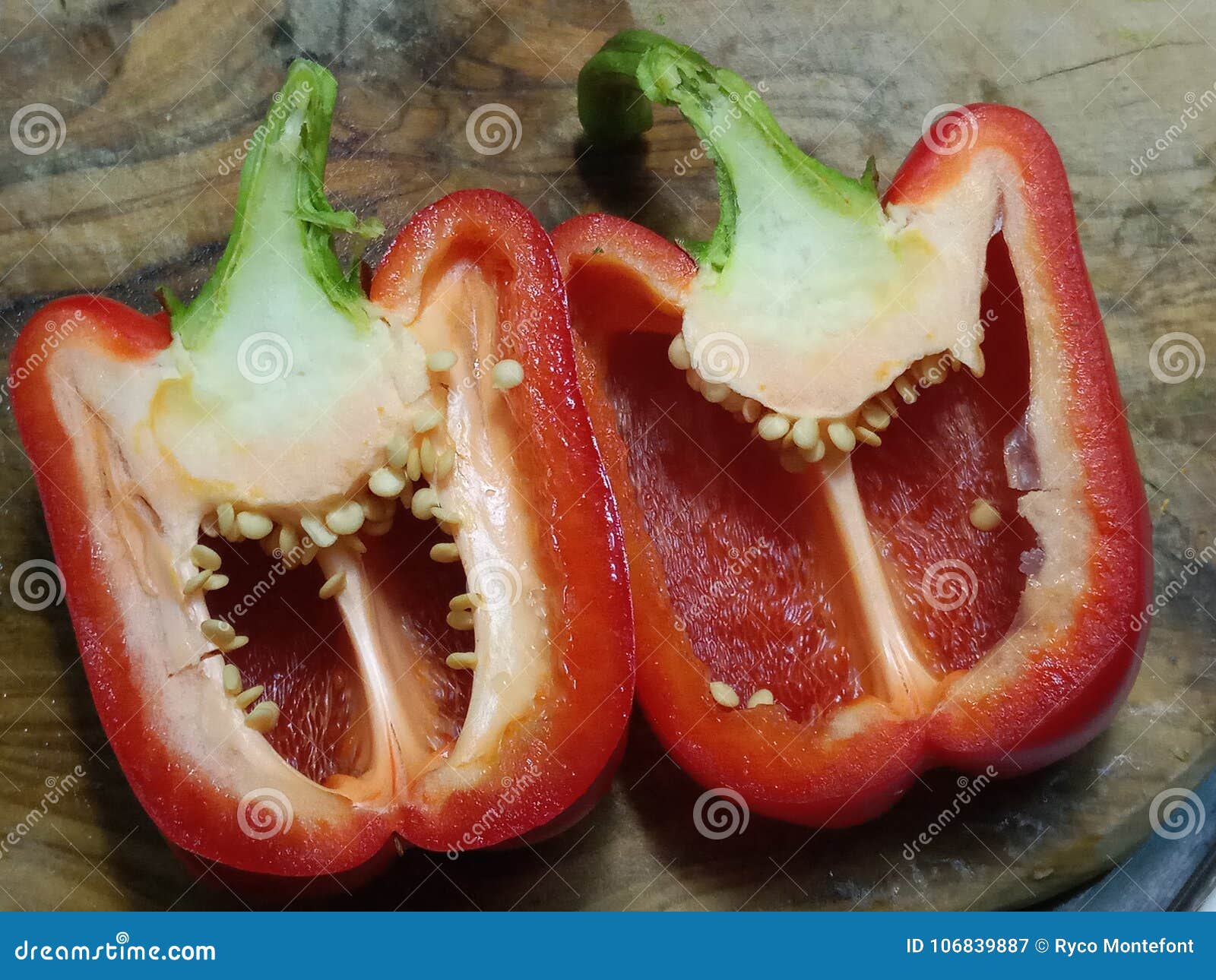 Organic washed red pepper stock image. Image of chopping - 106839887