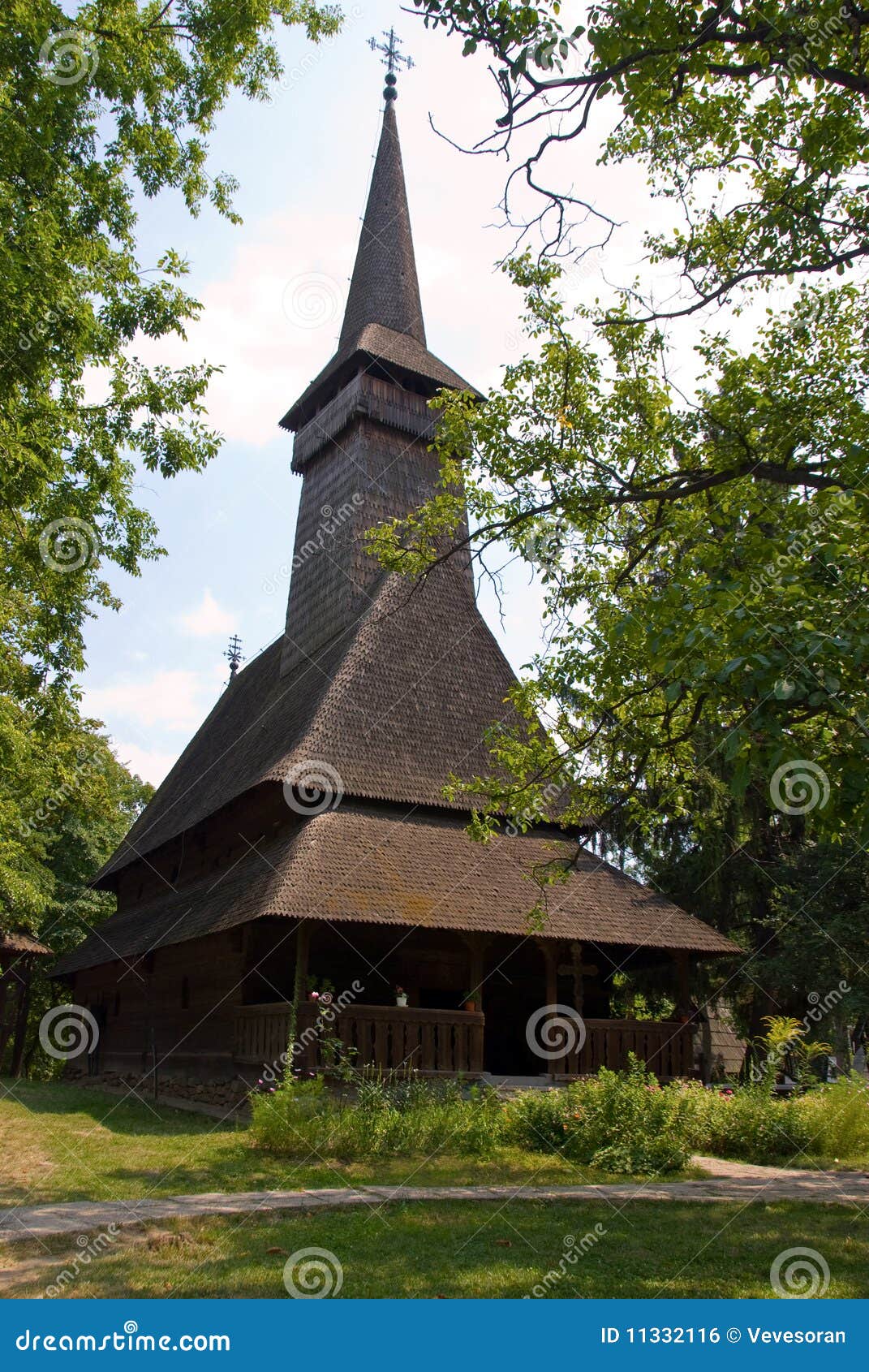 Wooden church stock photo. Image of wooden, traditional - 11332116