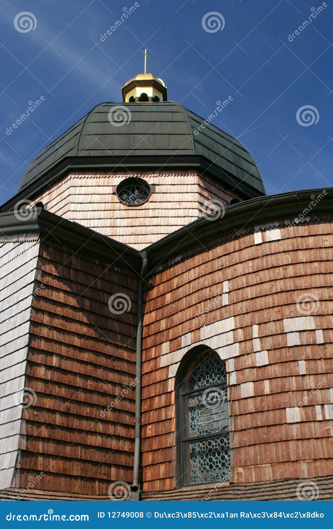 Wooden church stock photo. Image of czech, wooden, saint - 12749008