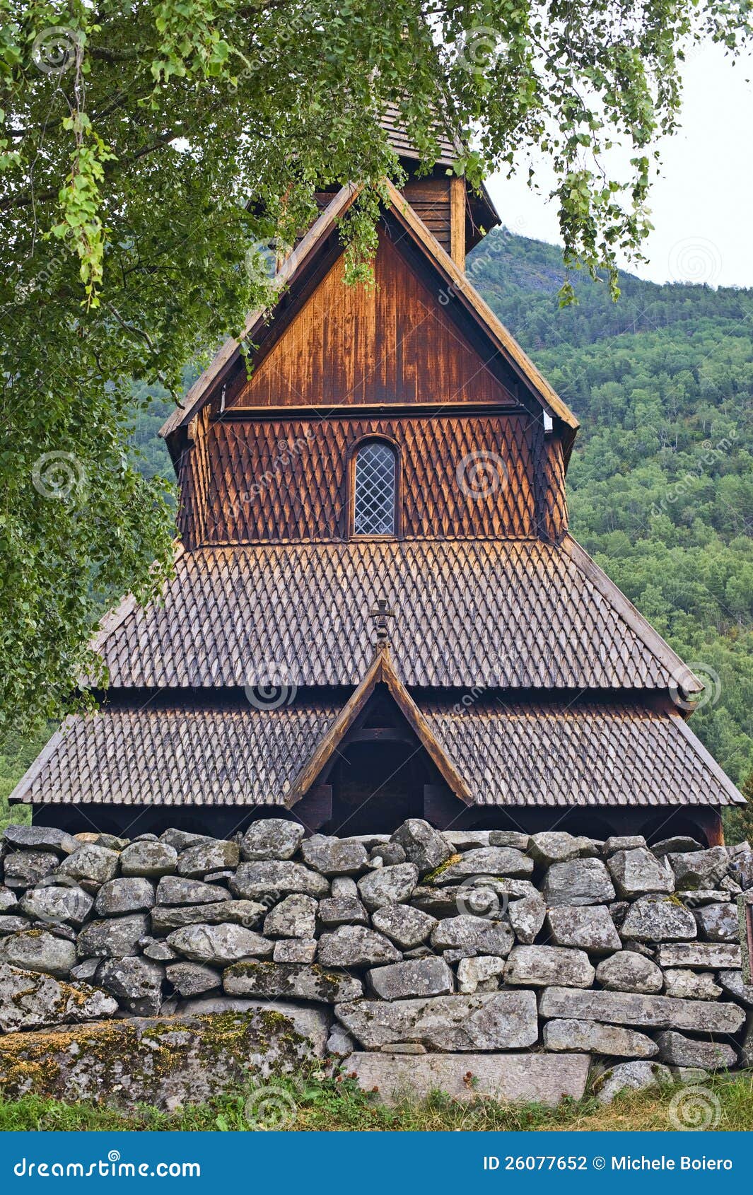 Wooden church stock photo. Image of history, christianity - 26077652