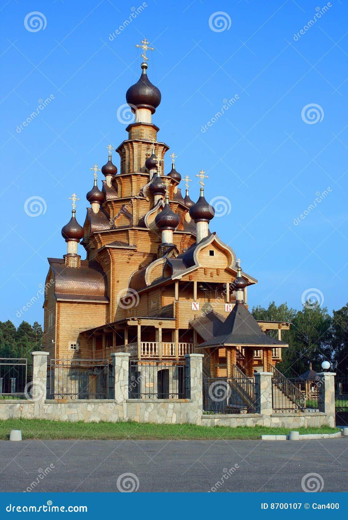 Wooden church. stock image. Image of religion, tree, christianity - 8700107