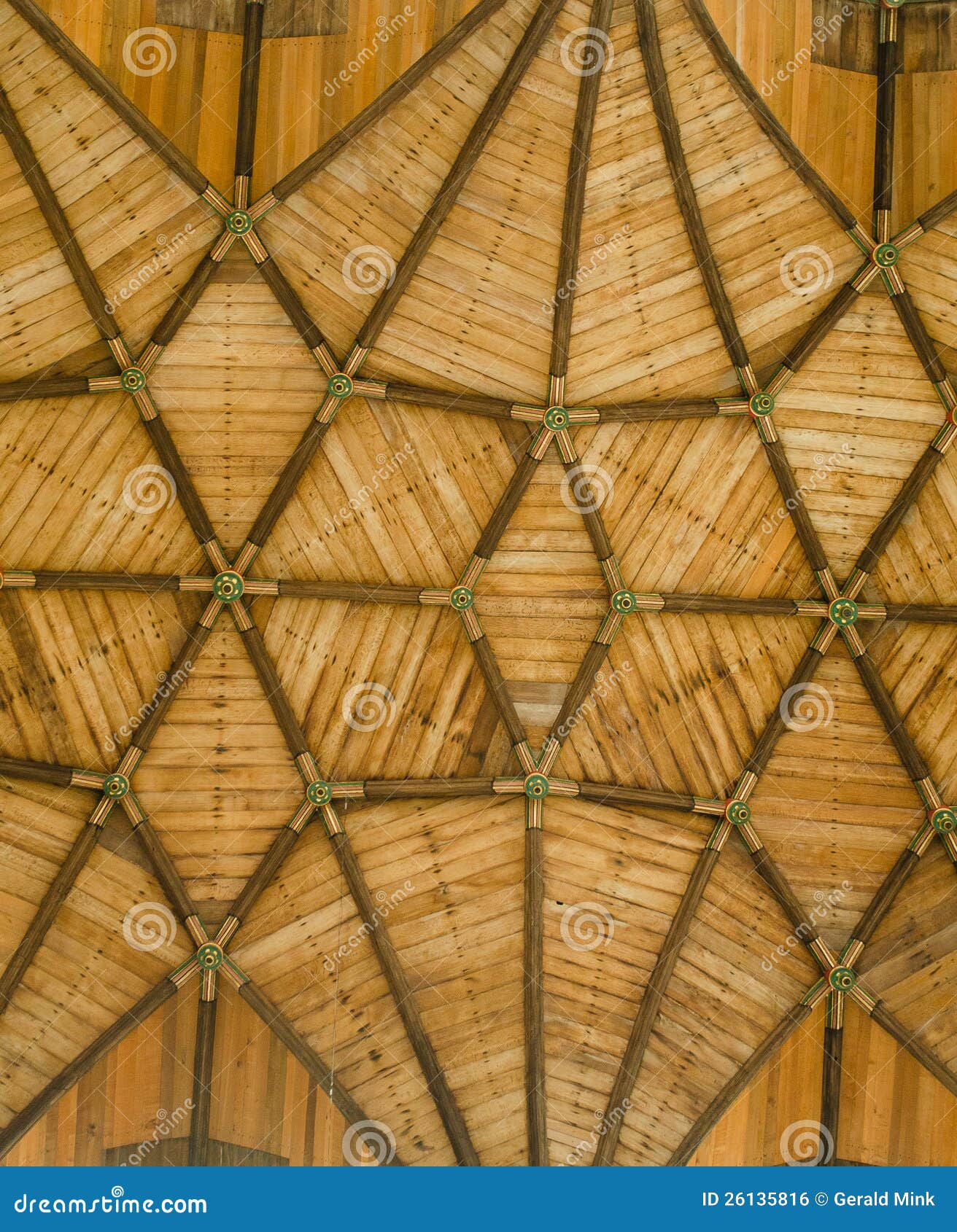 Wooden Church Ceiling stock photo. Image of brown, detail - 26135816