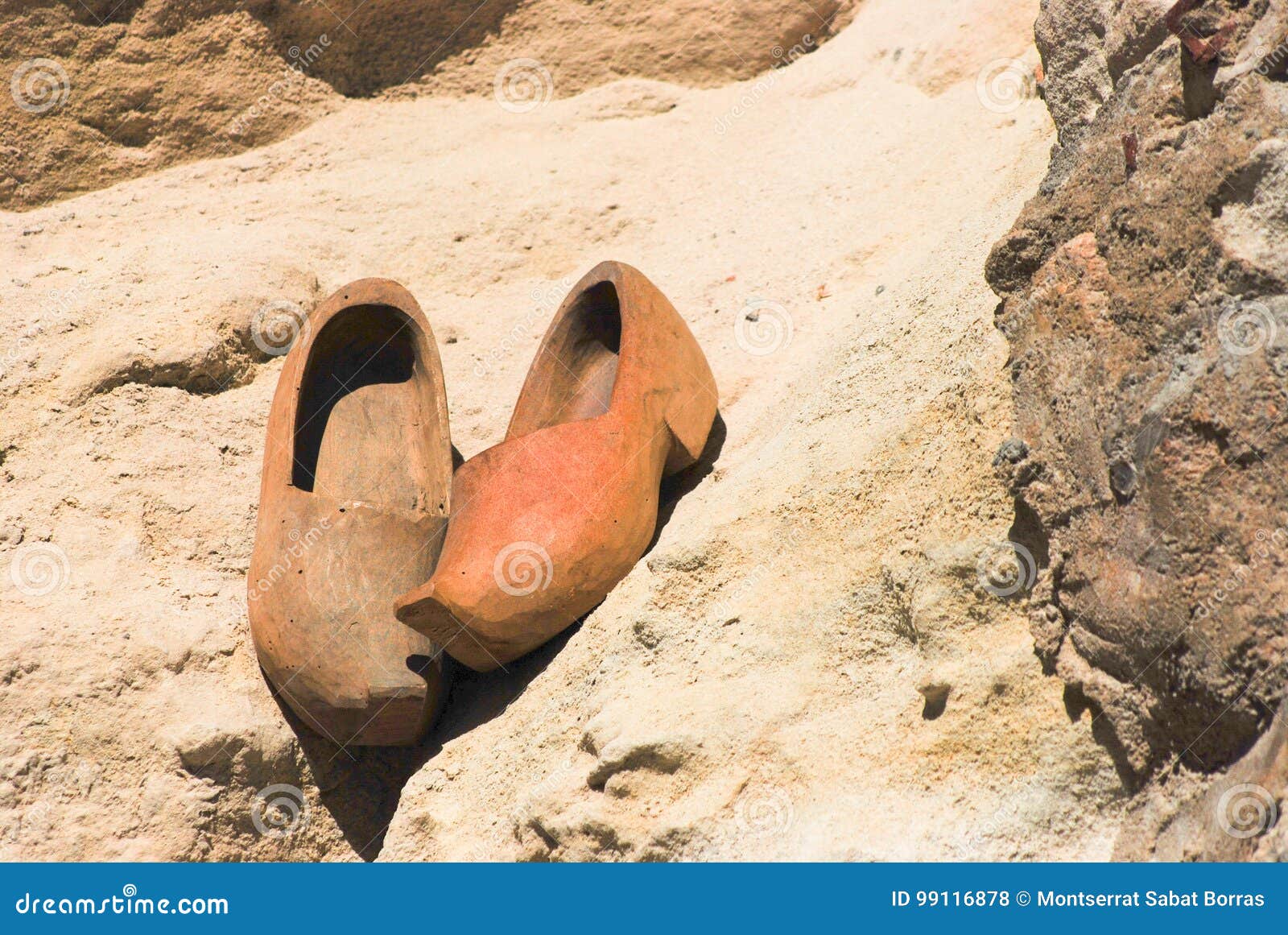 Wooden clogs stock photo. Image of landscape, rock, comfort - 99116878