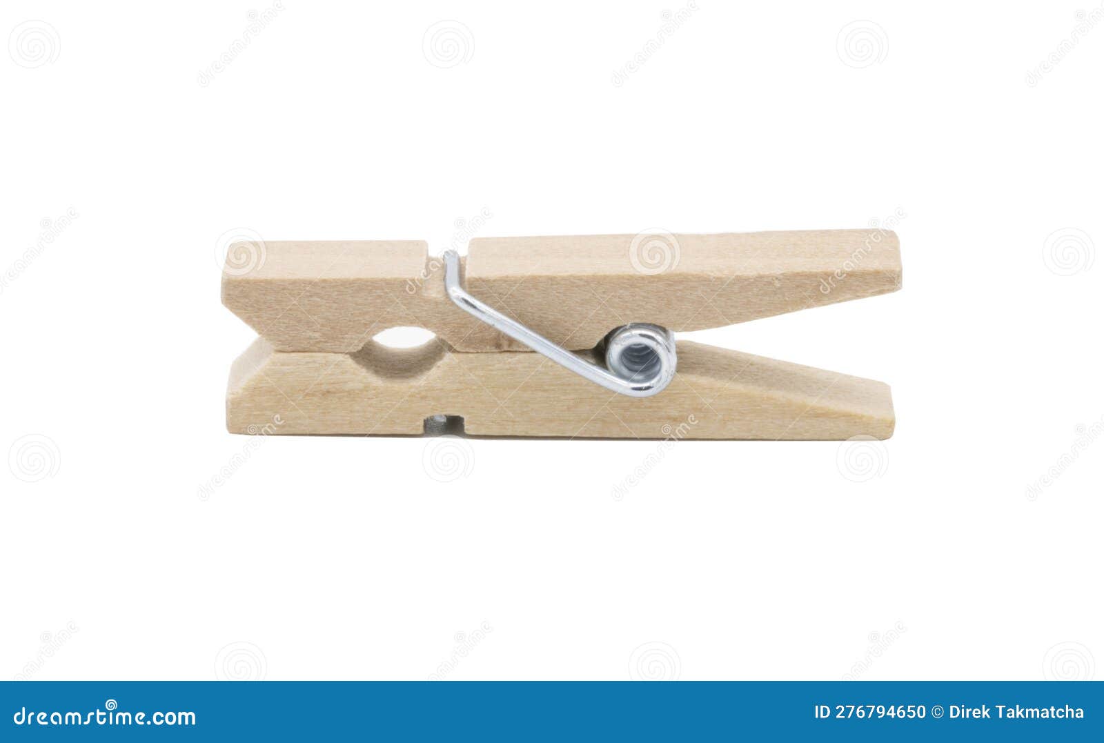 Wooden Cloth Peg Isolated stock photo. Image of household - 276794650