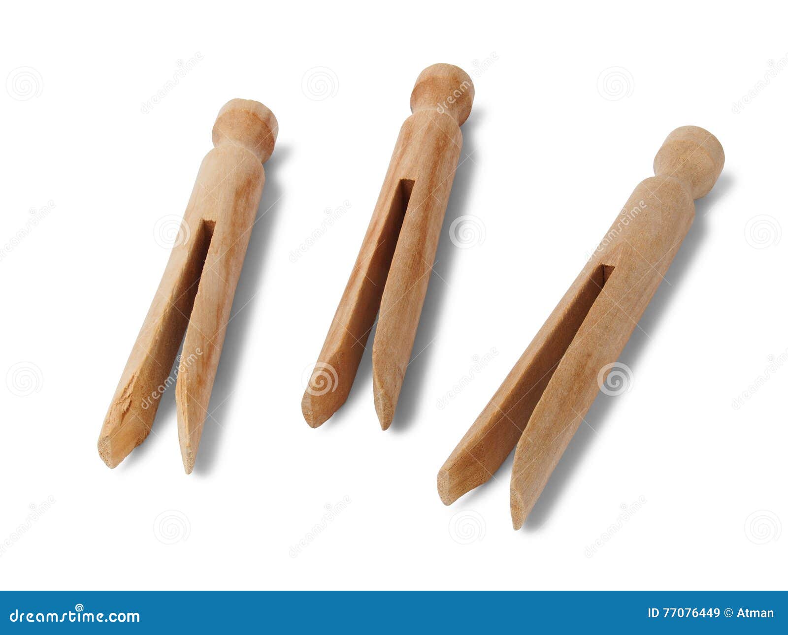 Wooden Cloth Rack Against A Wooden Wall. Stock Photo | CartoonDealer ...