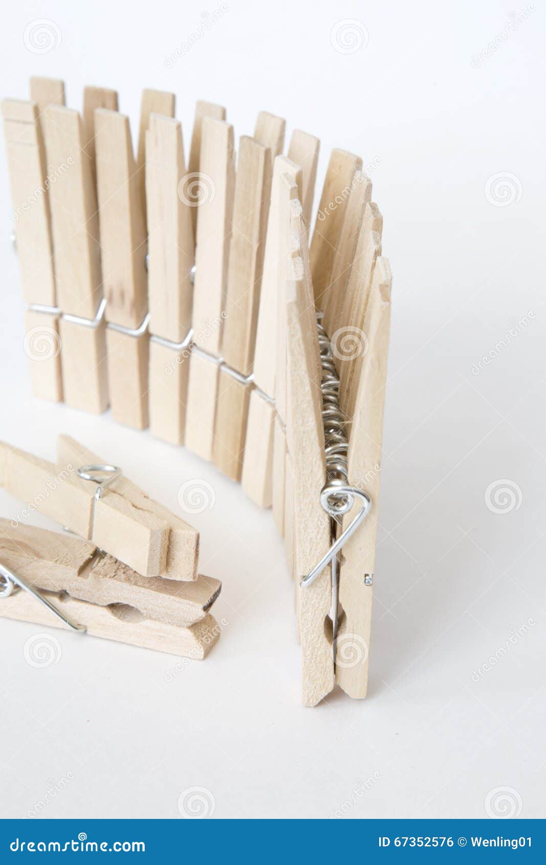 Wooden Clothes Peg Background Stock Photo - Image of dozen, housework ...