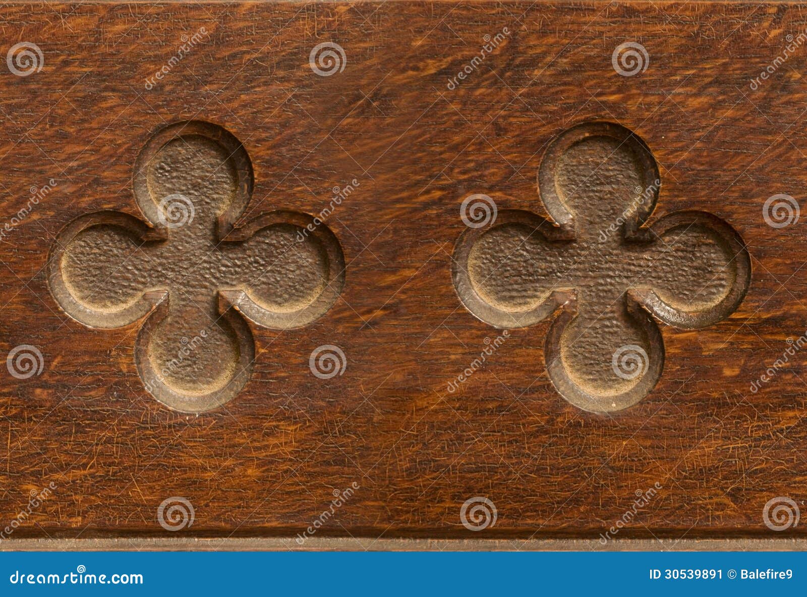 Wooden Cloverleaf Shaped Indent Pattern Seamlessly Tileable Stock Image ...