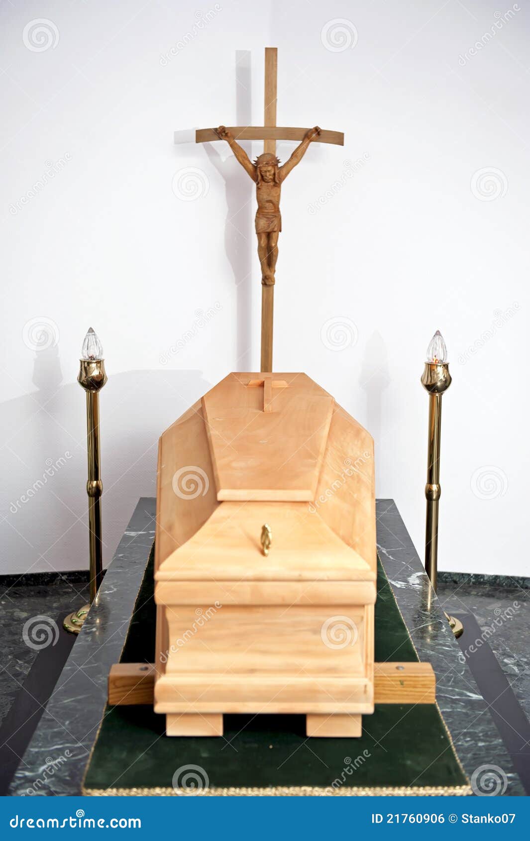 Wooden coffin stock photo. Image of ceremony, casket - 21760906