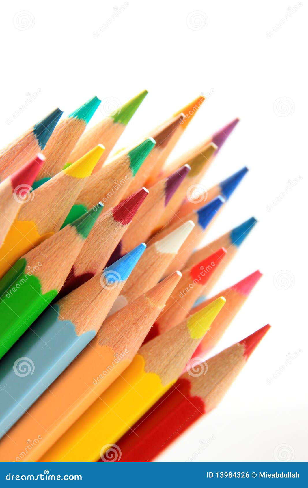 Color Pencil Drawing Open Blue Sky Landscape Stock Image ...