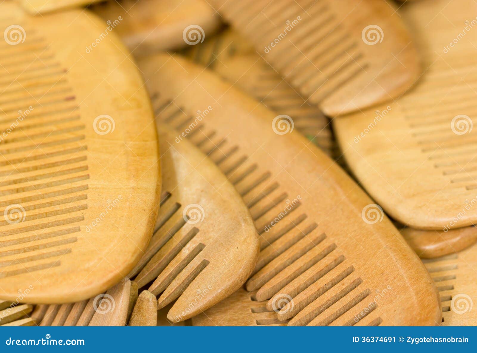 Wooden Combs. stock image. Image of background, care - 36374691