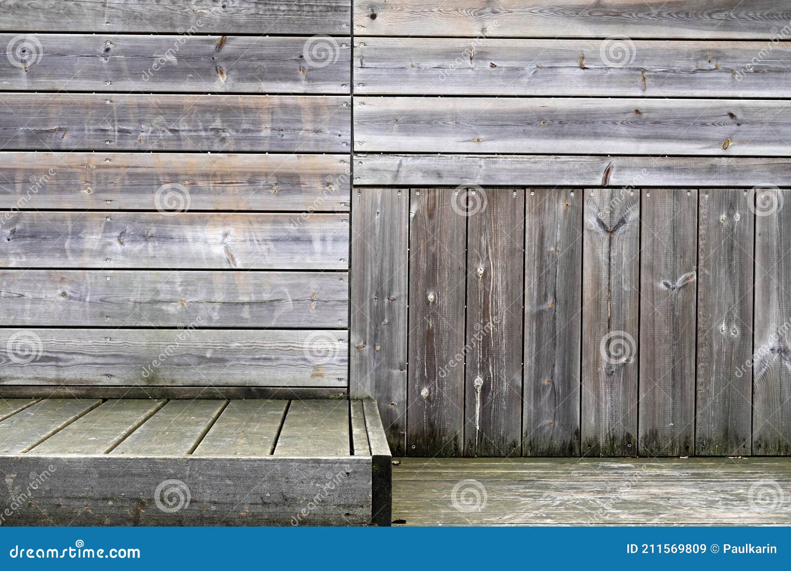 Wooden wall and floor. stock image. Image of wooden - 211569809