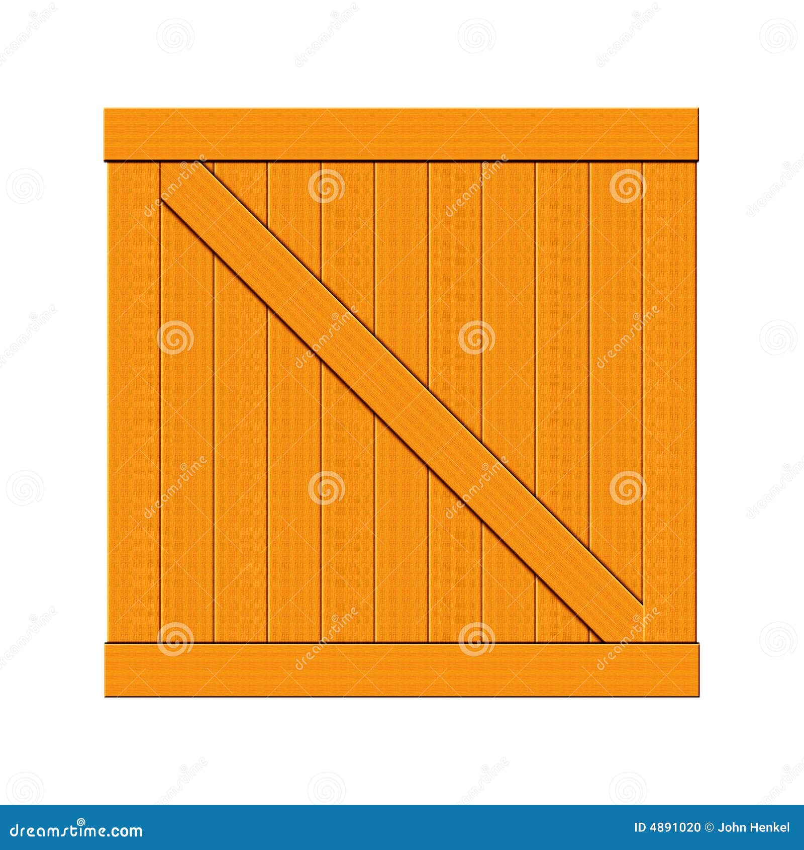 Wooden Crate Illustration stock illustration. Illustration of storage ...