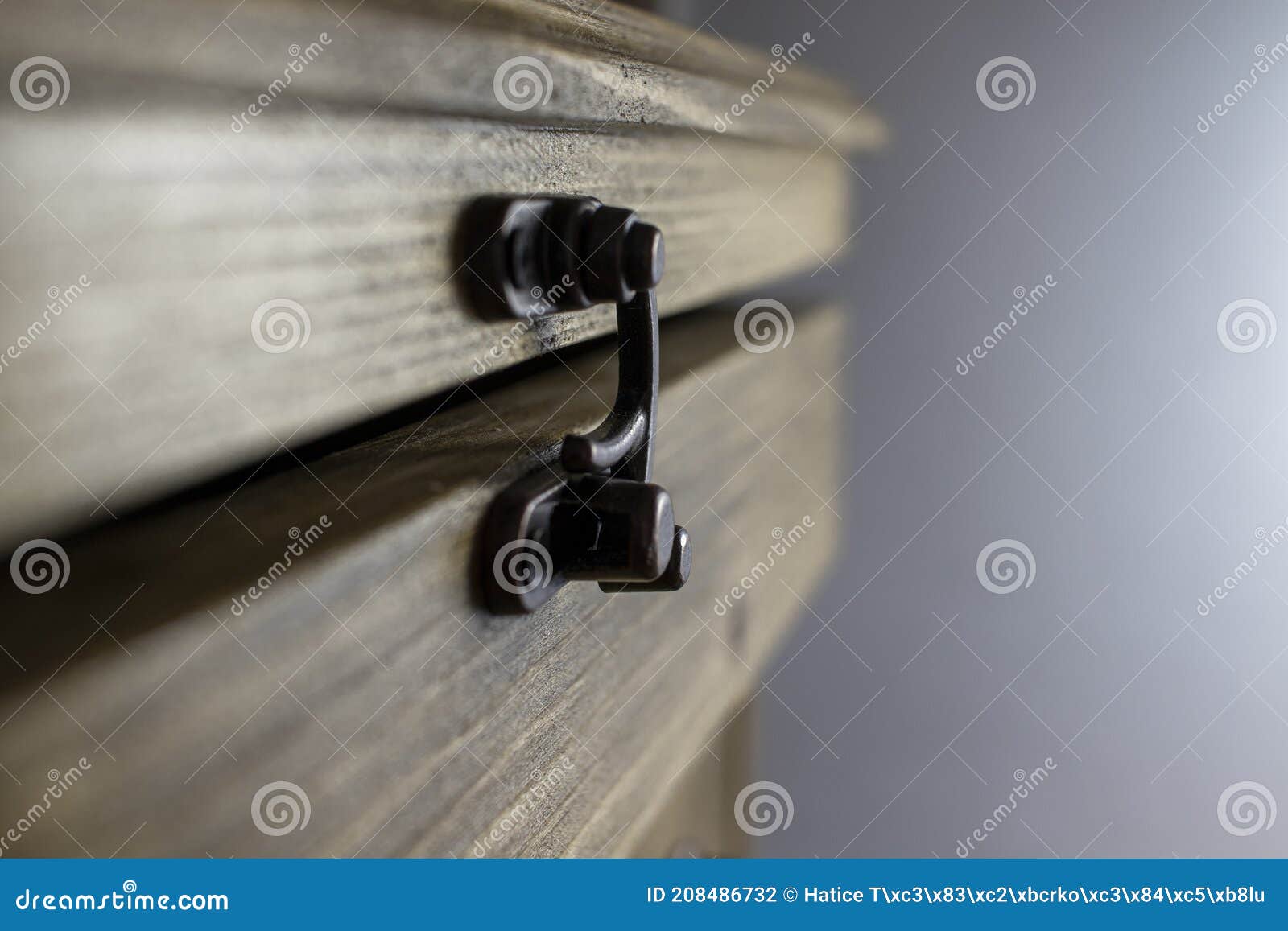 Wooden Crate Its Handles are Focused and Given Depth by Giving ...