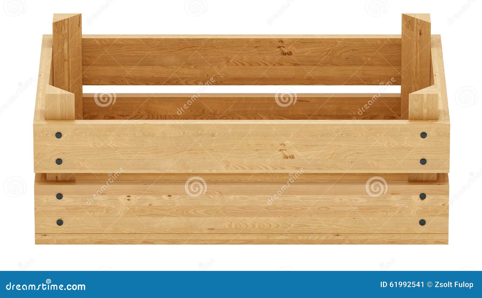Wooden crate stock illustration. Illustration of open - 61992541