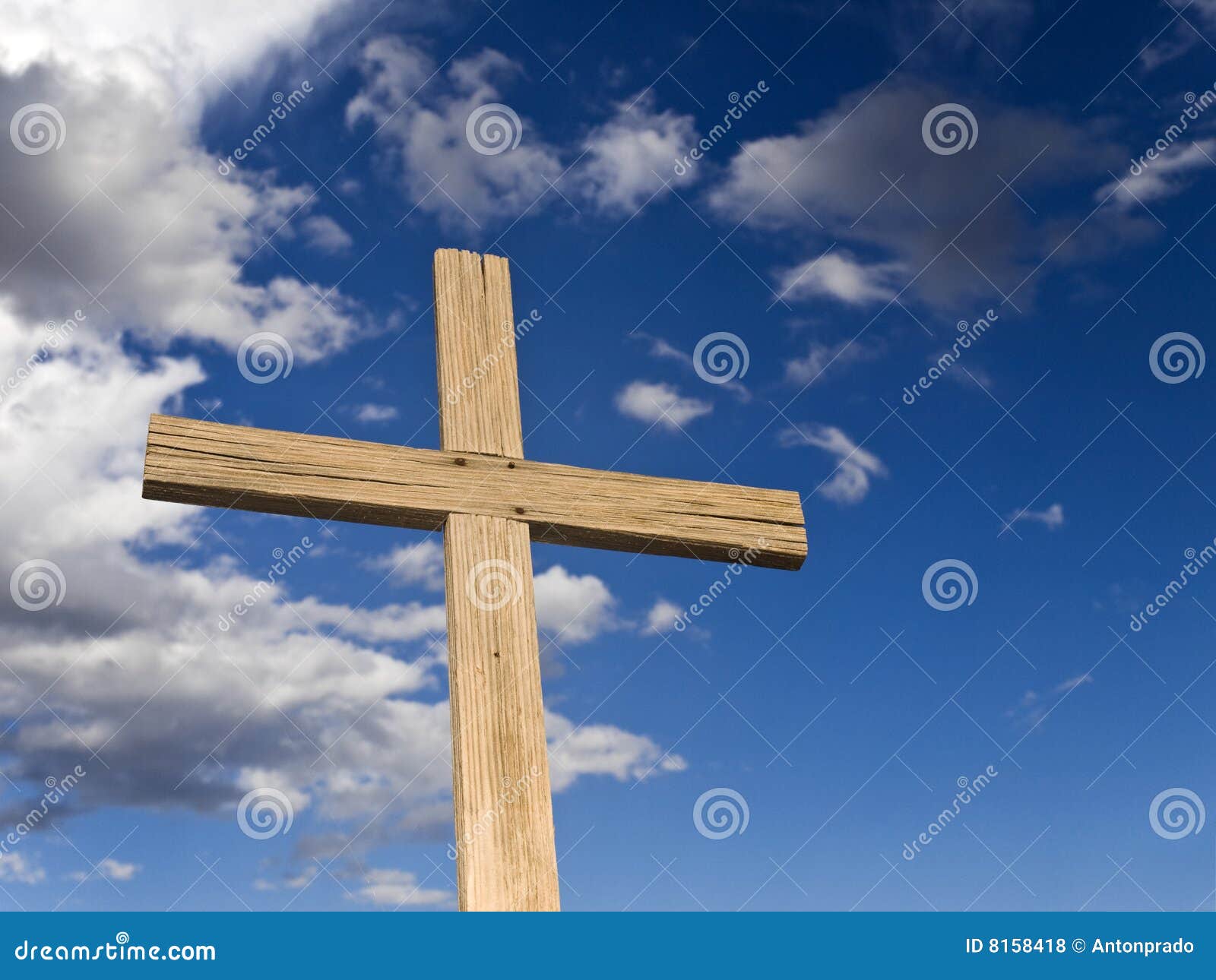 Wooden cross stock photo. Image of color, outdoor, jesus - 8158418
