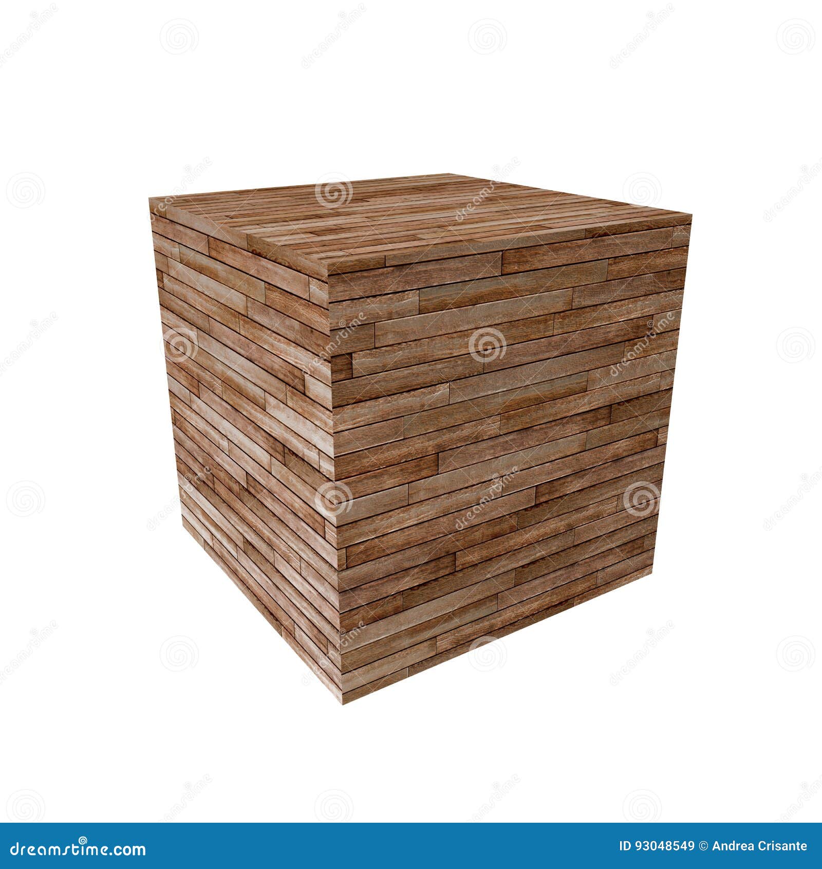 Wooden cube stock illustration. Illustration of detail - 93048549