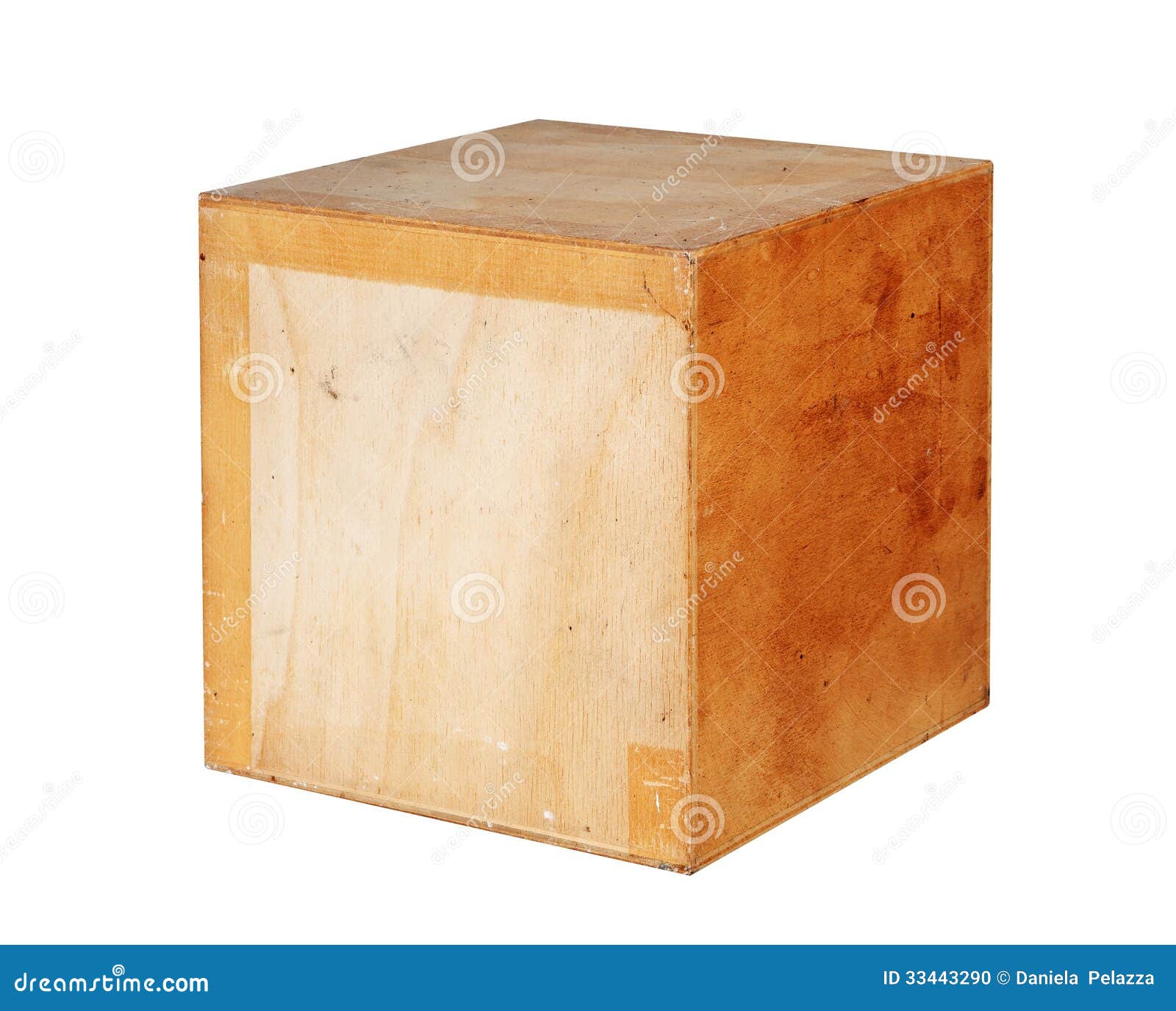 Wooden cube stock photo. Image of geometric, background - 33443290