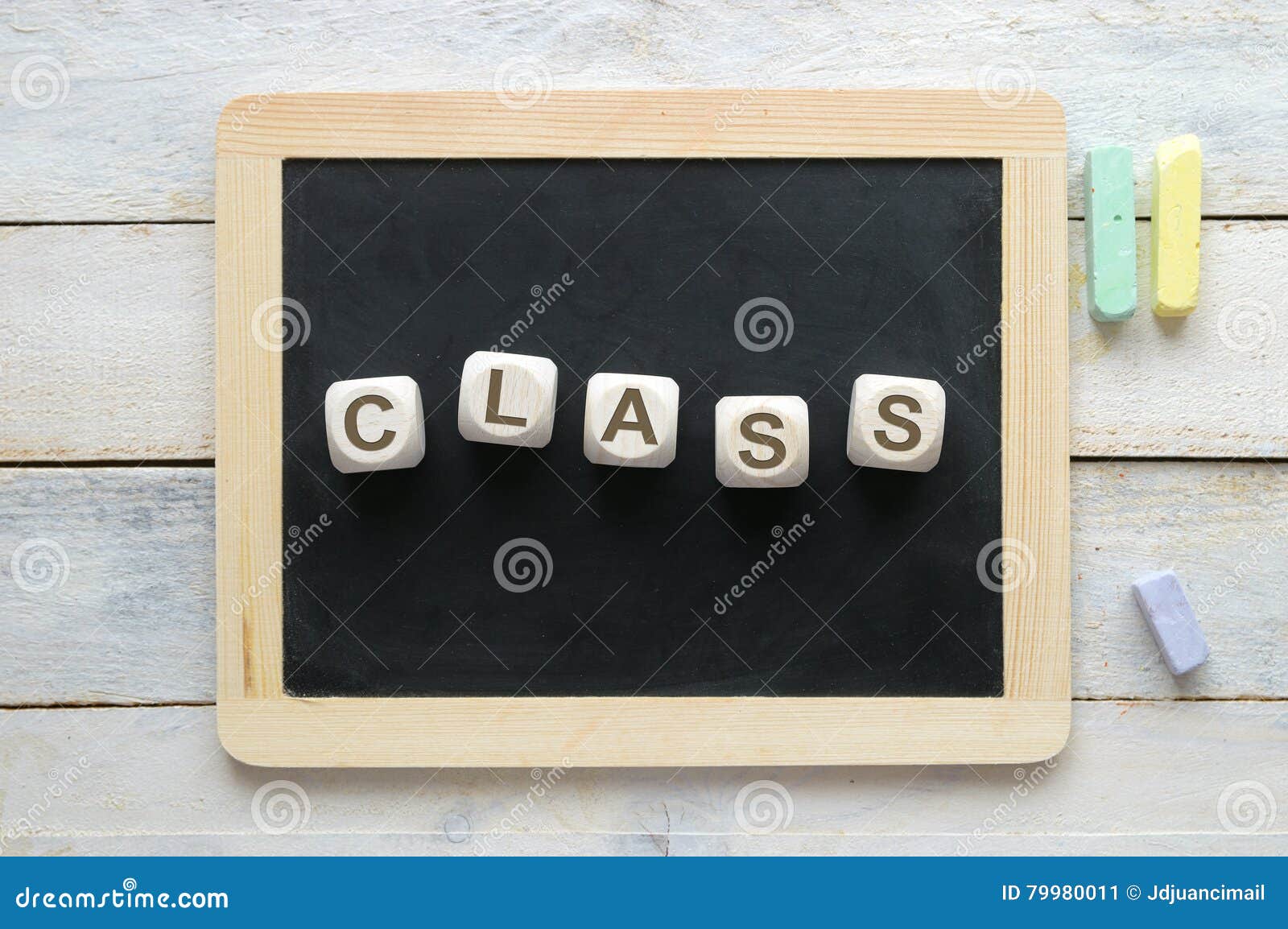 Wooden Cube Letters, Forming the Word CLASS Stock Image - Image of ...