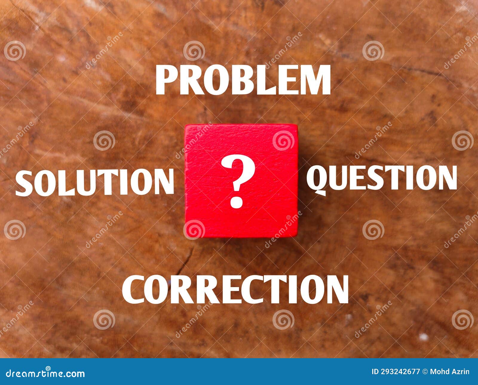 Word PROBLEM SOLUTION QUESTION CORRECTION Stock Image - Image of ...