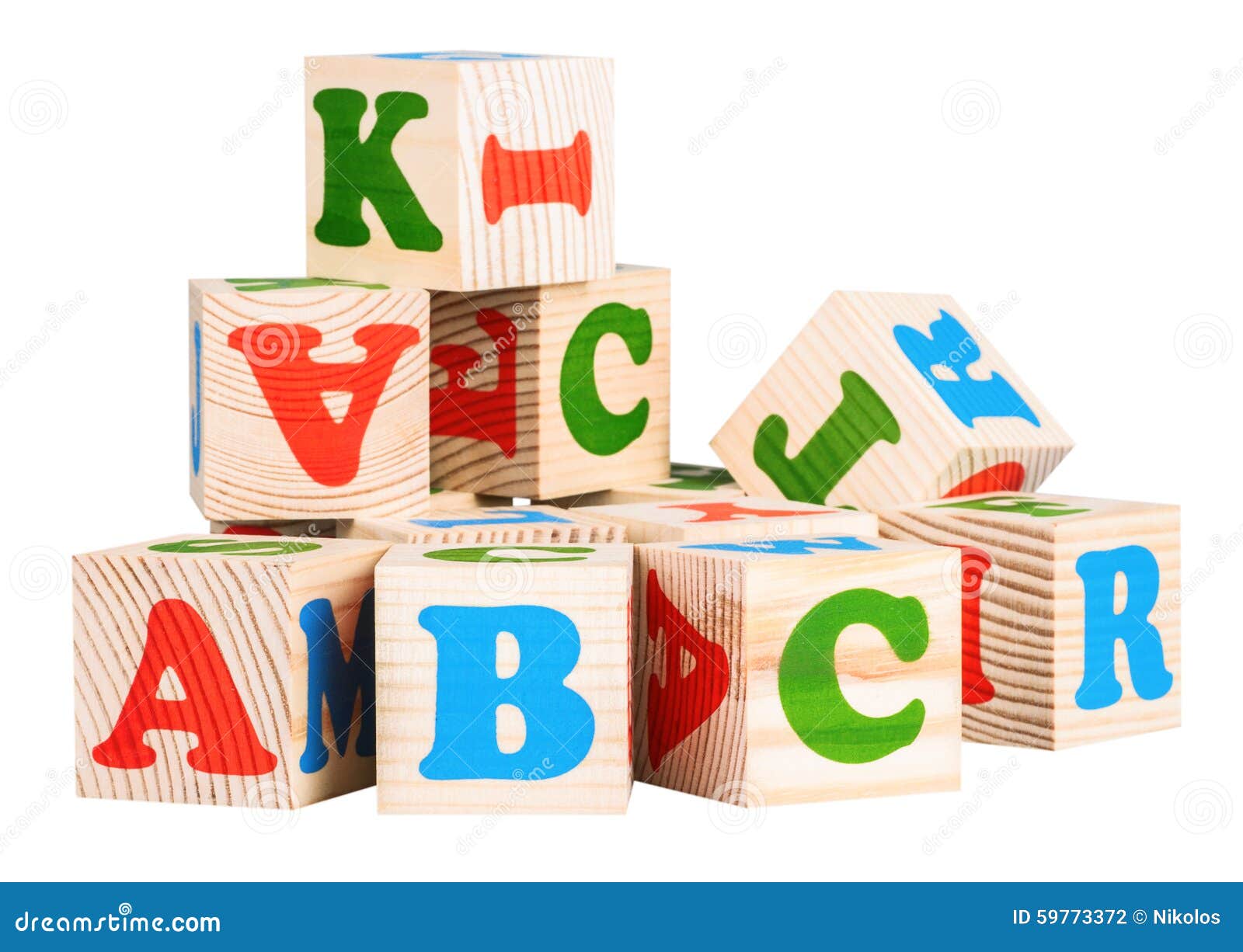 Wooden cubes. ABC stock photo. Image of construct, shape - 59773372