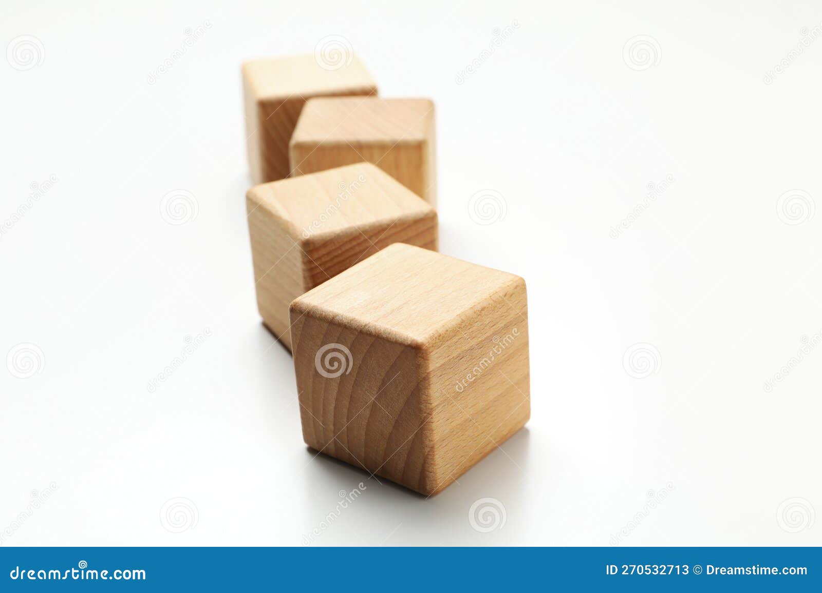 Wooden Cubes, Blank Wooden Cubes for Different Concepts Stock Image ...