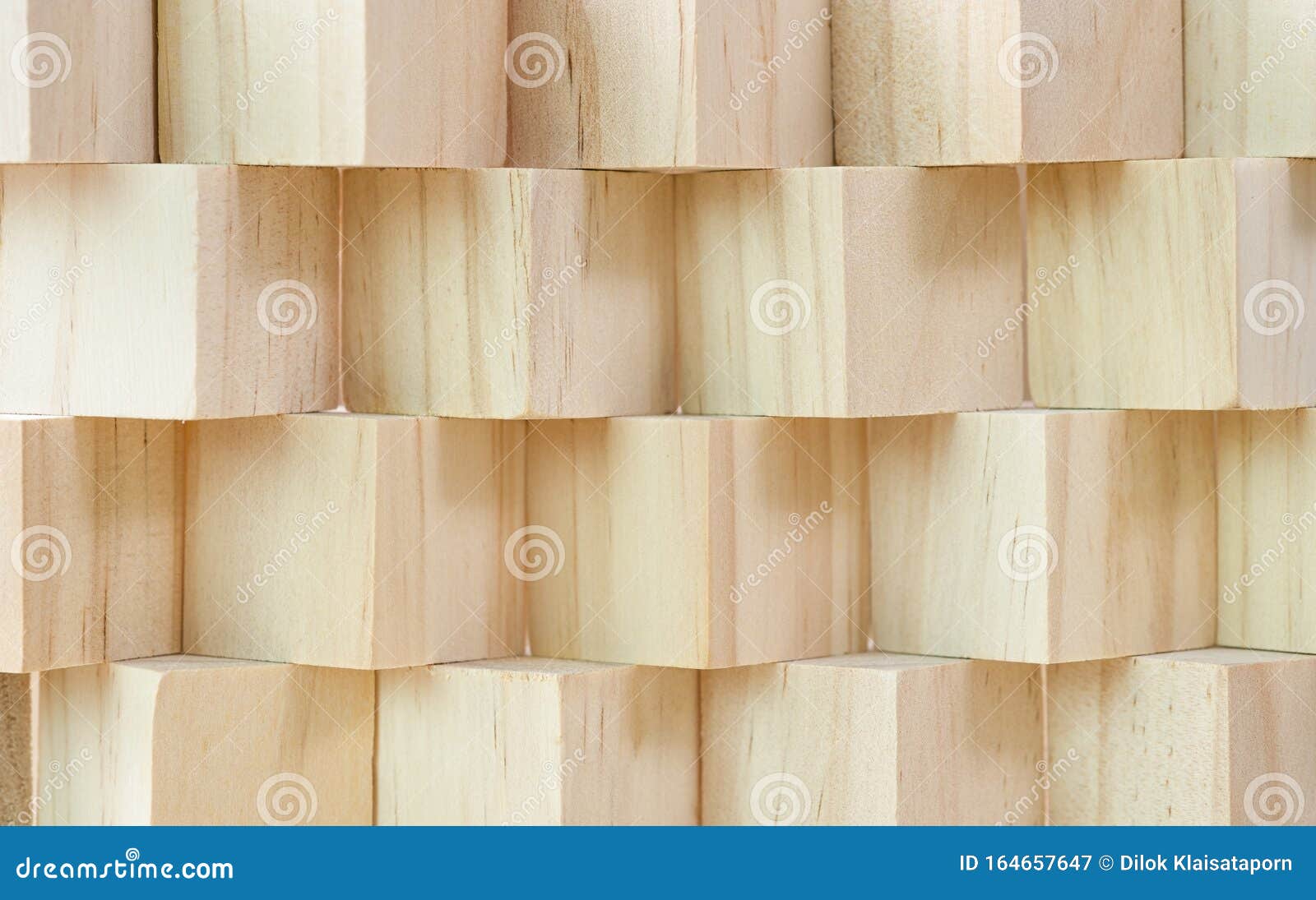 Wooden Cubes or Block Stacking for Background and Texture Stock Image ...