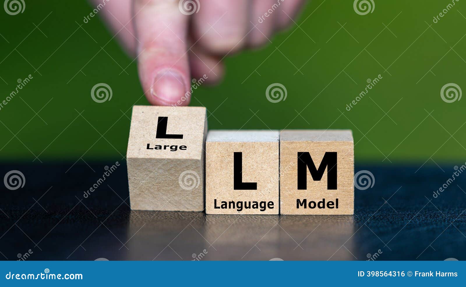 LLM, AI Large Language Model Concept. Businessman Use Tablet And Laptop ...