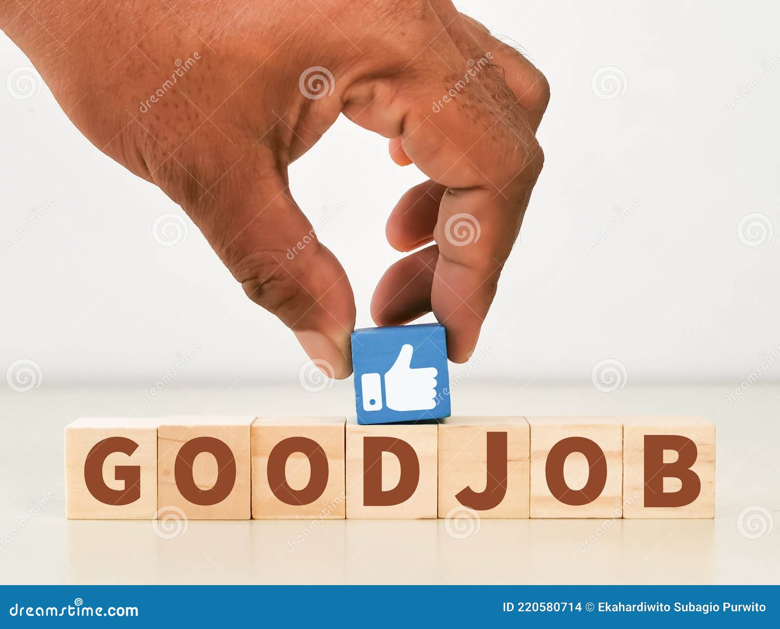 Wooden Cubes with Text Good Job Stock Photo - Image of good, excellent ...