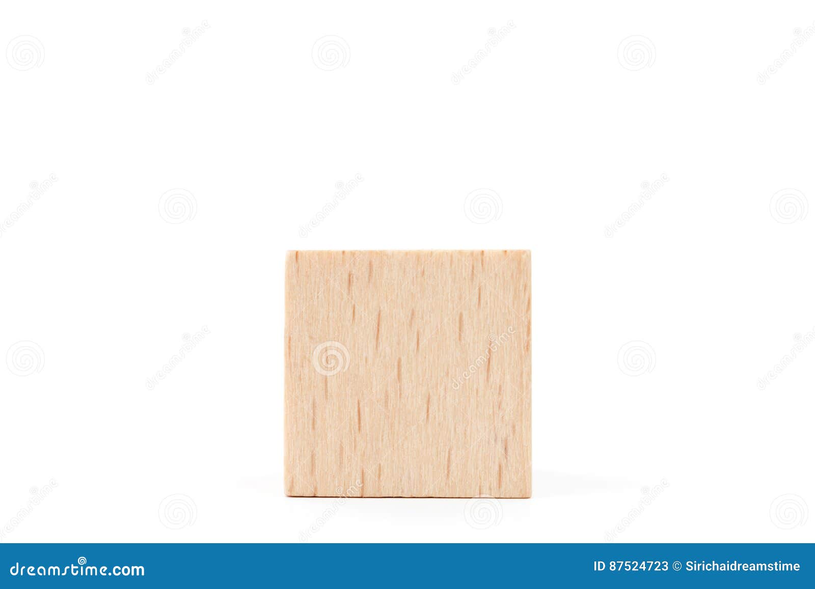 Wooden Cubes on White Background Stock Image - Image of shape, square ...