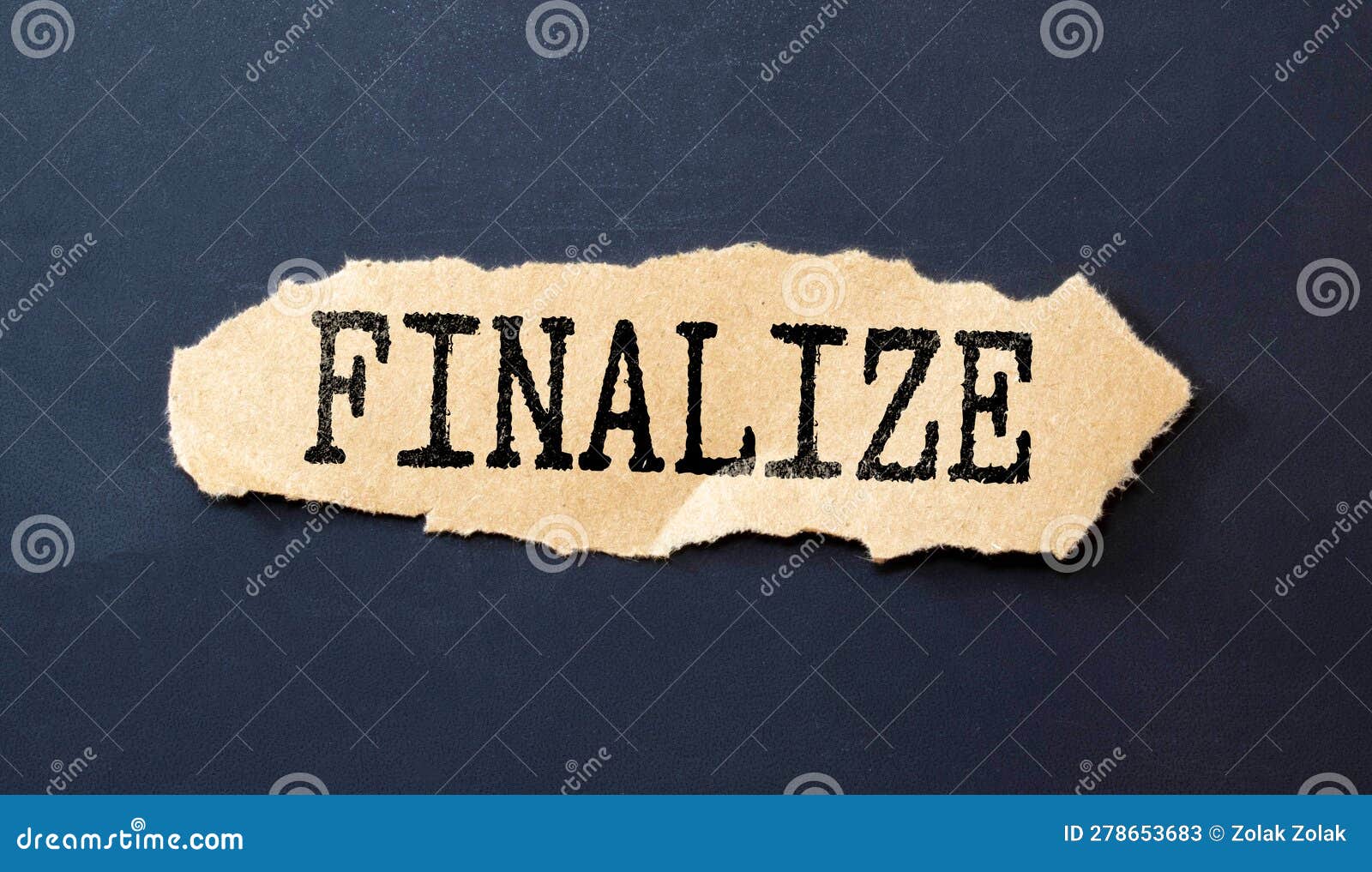 Wooden Cubes with Word FINALIZE on the Office Desk. Folder and Other ...