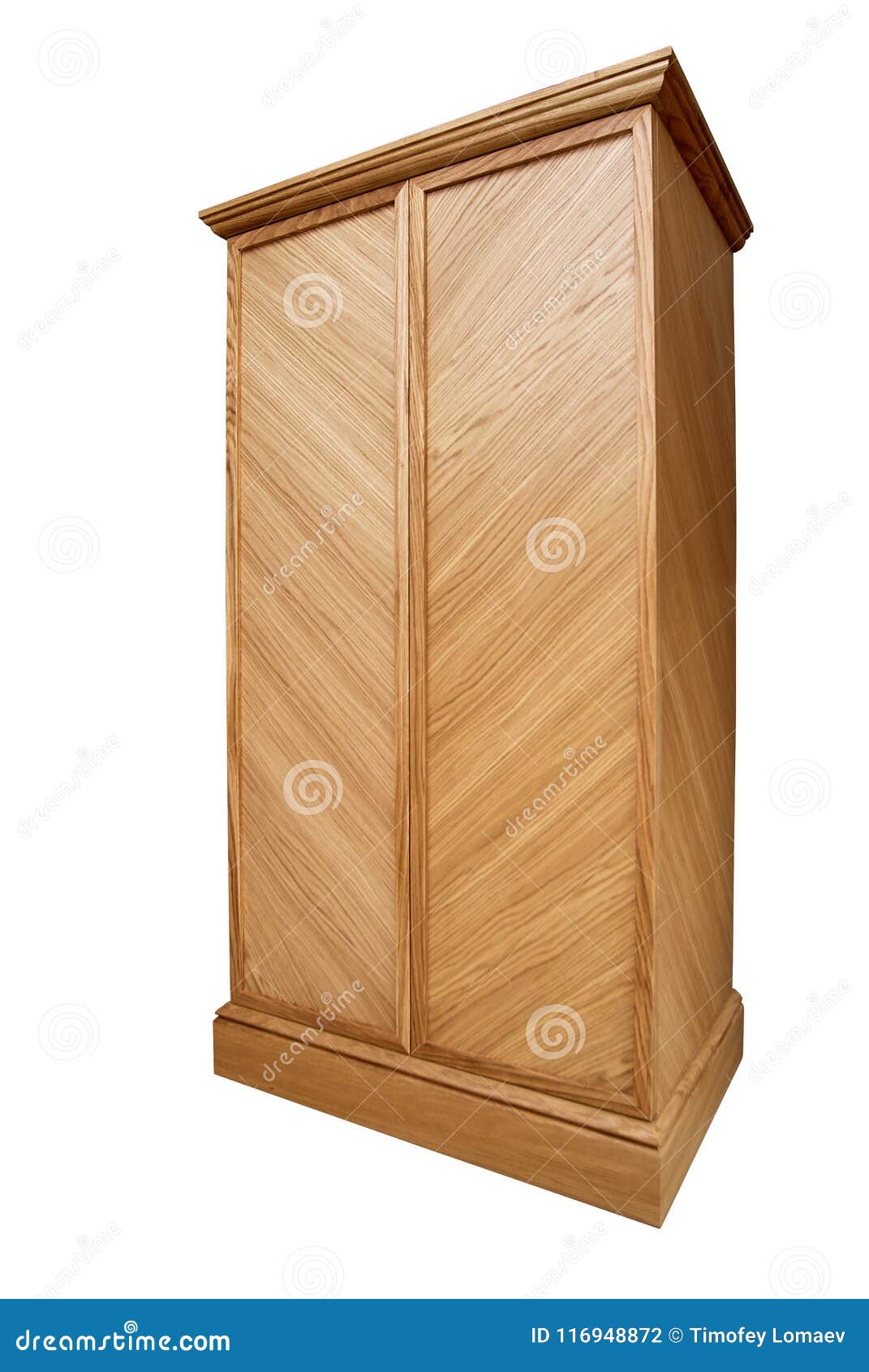 Wardrobe Isolated on White Background Stock Photo - Image of cabinet ...