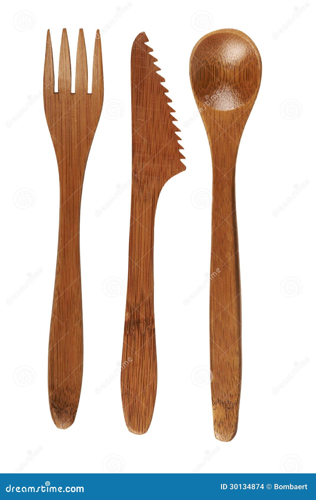Wooden cutlery stock photo. Image of cook, meal, bright - 30134874