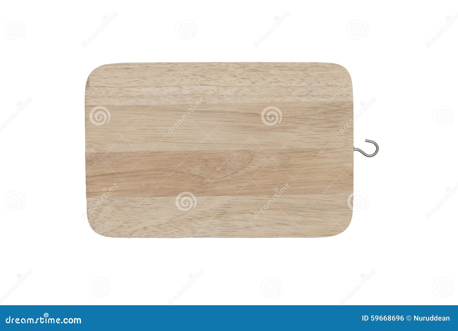 Wooden Cutting Board Isolated on White Background Stock Photo - Image ...