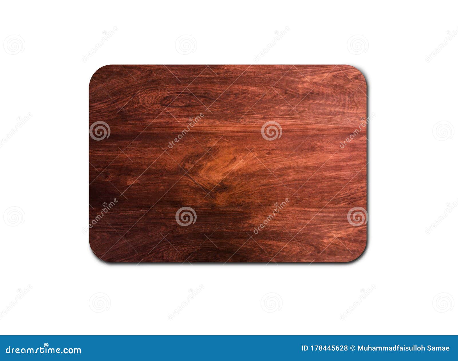 Wooden Cutting Board Texture Isolated on White Background with Clipping ...