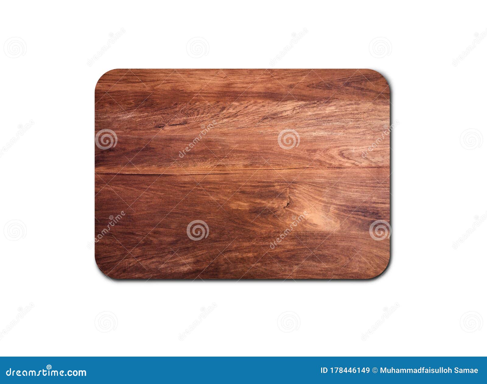 Wooden Cutting Board Texture Isolated on White Background with Clipping ...