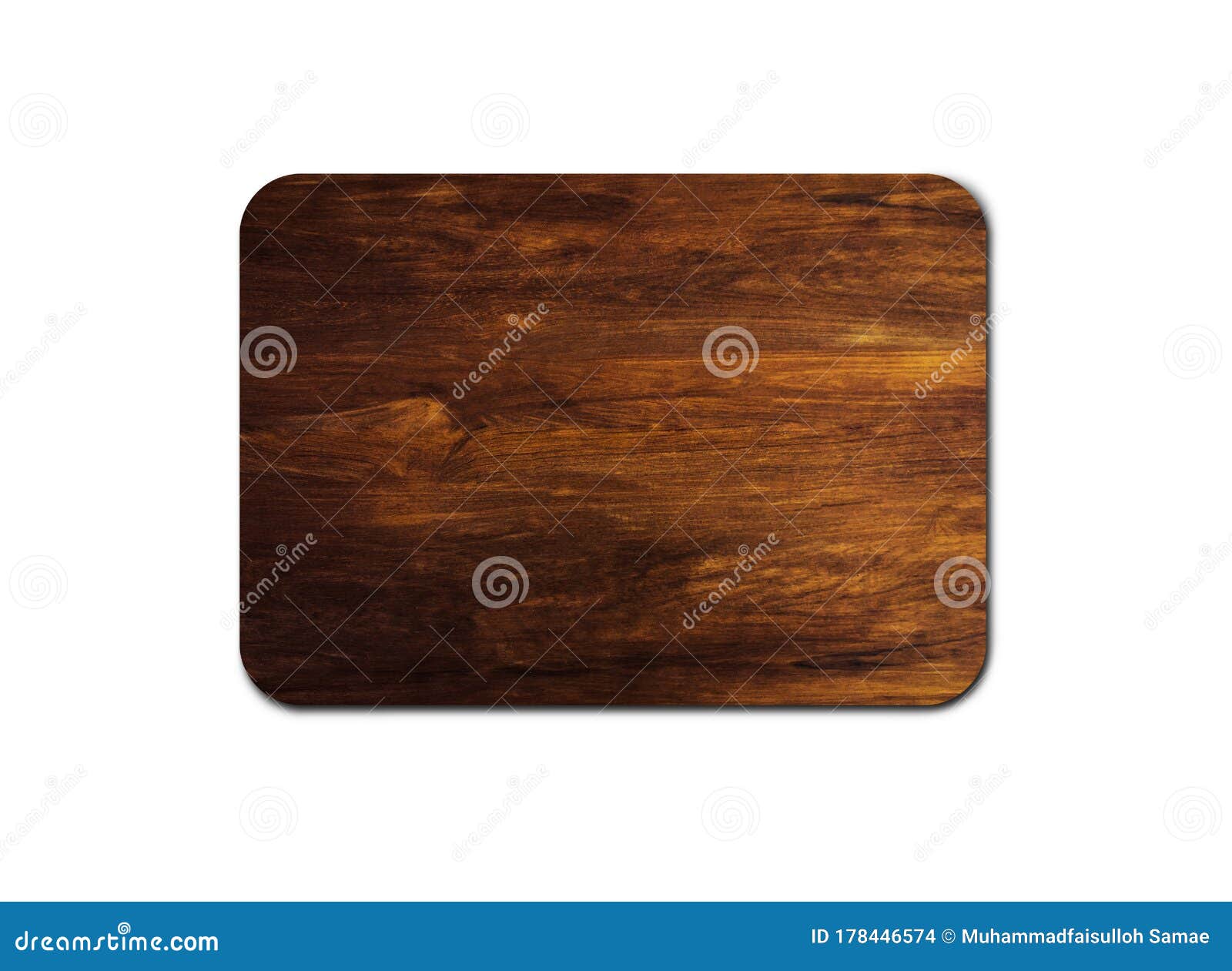 Wooden Cutting Board Texture Isolated on White Background with Clipping ...