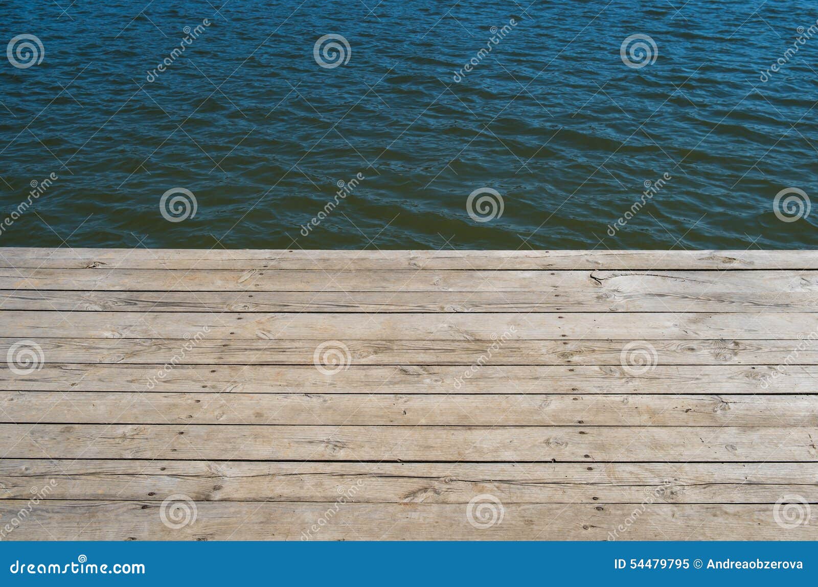 Wooden Deck By Water Background Royalty-Free Stock Photography ...