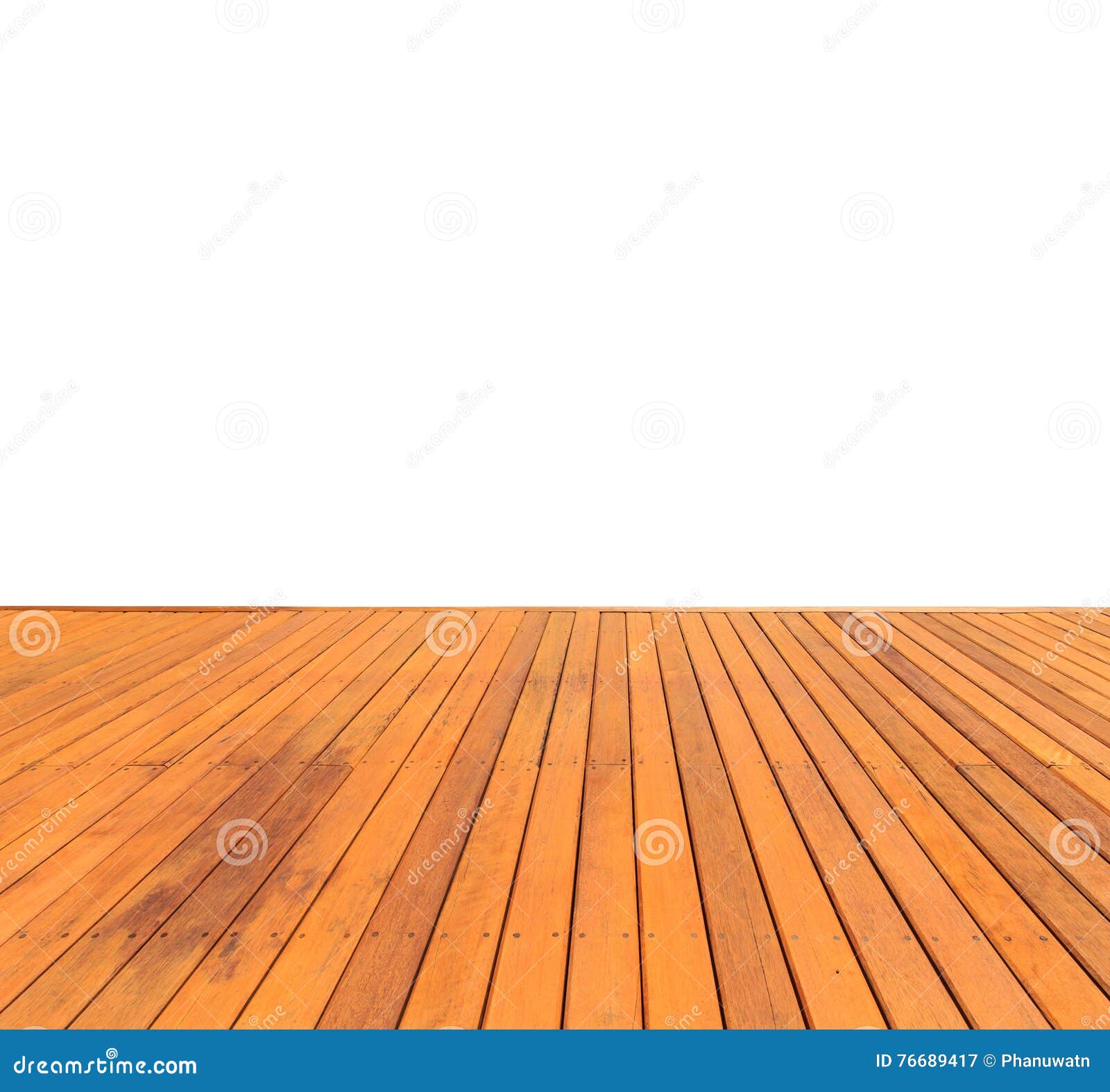 Wooden Decking and Flooring Isolated on White Background Stock Image ...