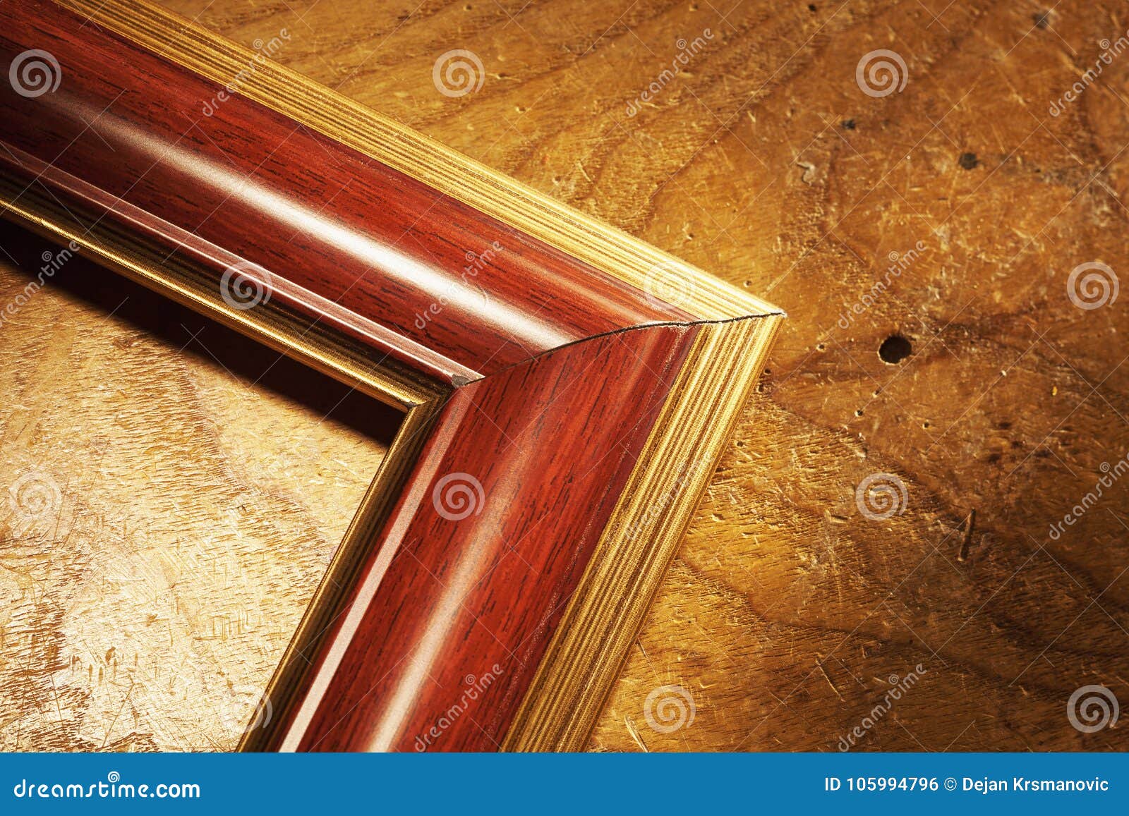 Wooden Decorative Frames for Pictures Stock Photo - Image of line ...