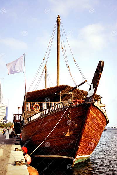 Wooden dhow stock photo. Image of rowing, maritime, naval - 1334632