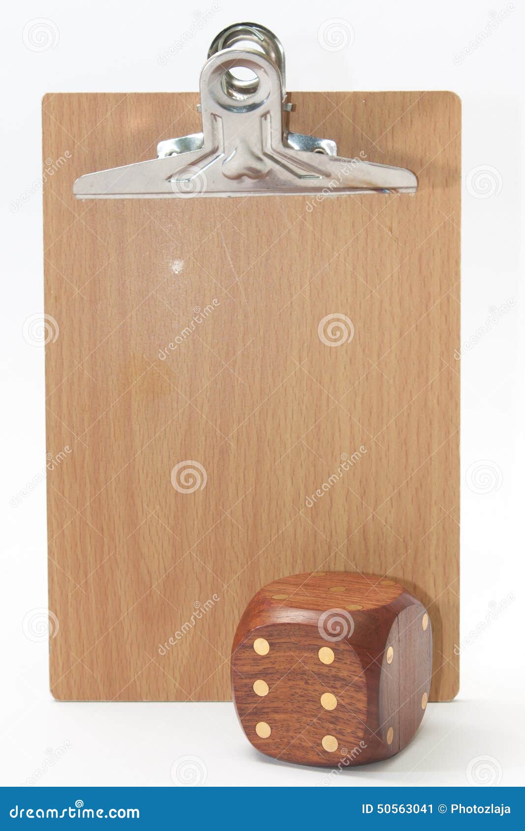 The Wooden Dice Wooden Table in Front of the Bulletin Stock Image ...