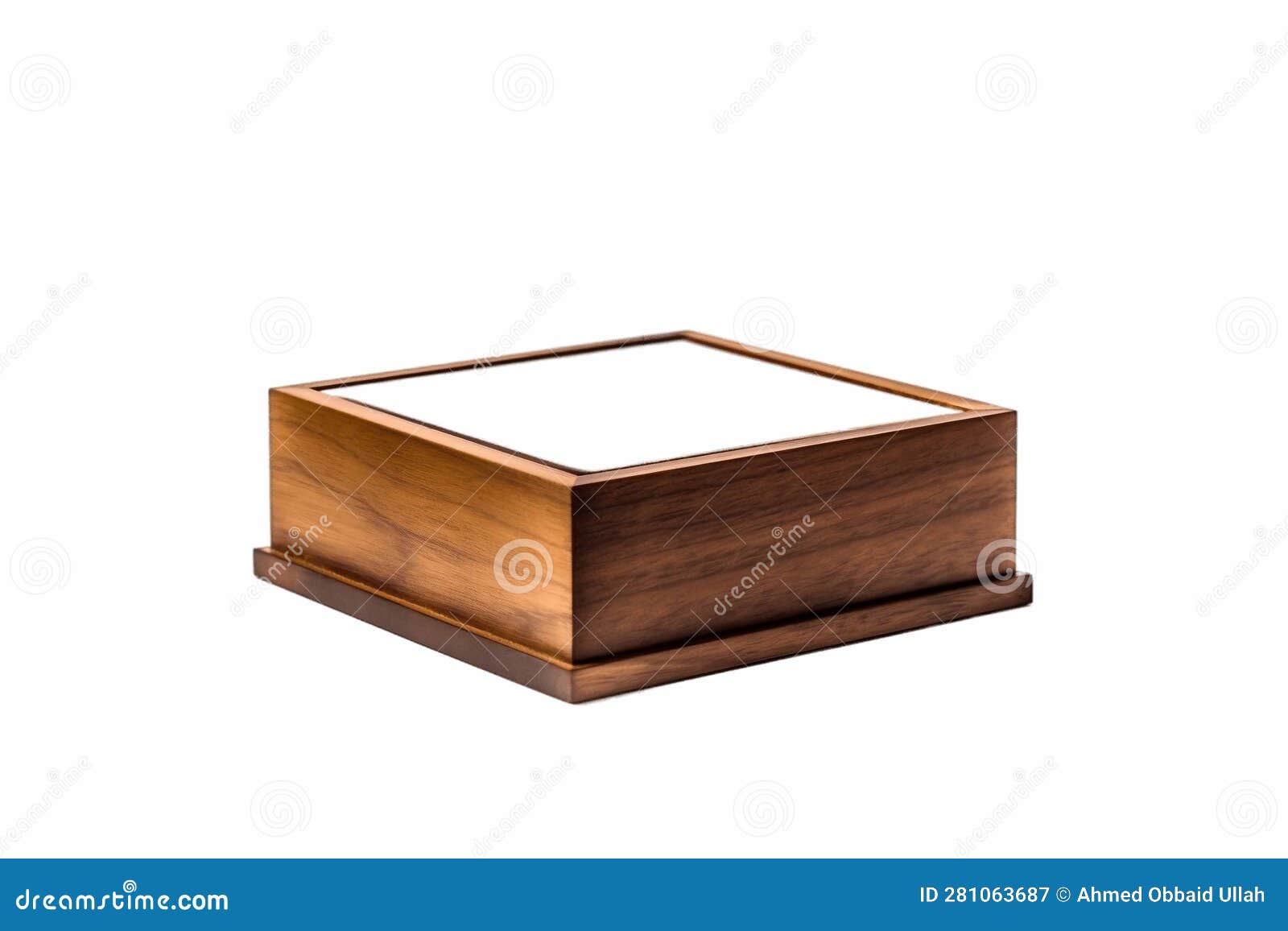 Wooden Display Box Rustic and Versatile Showcase. Generative AI Stock ...
