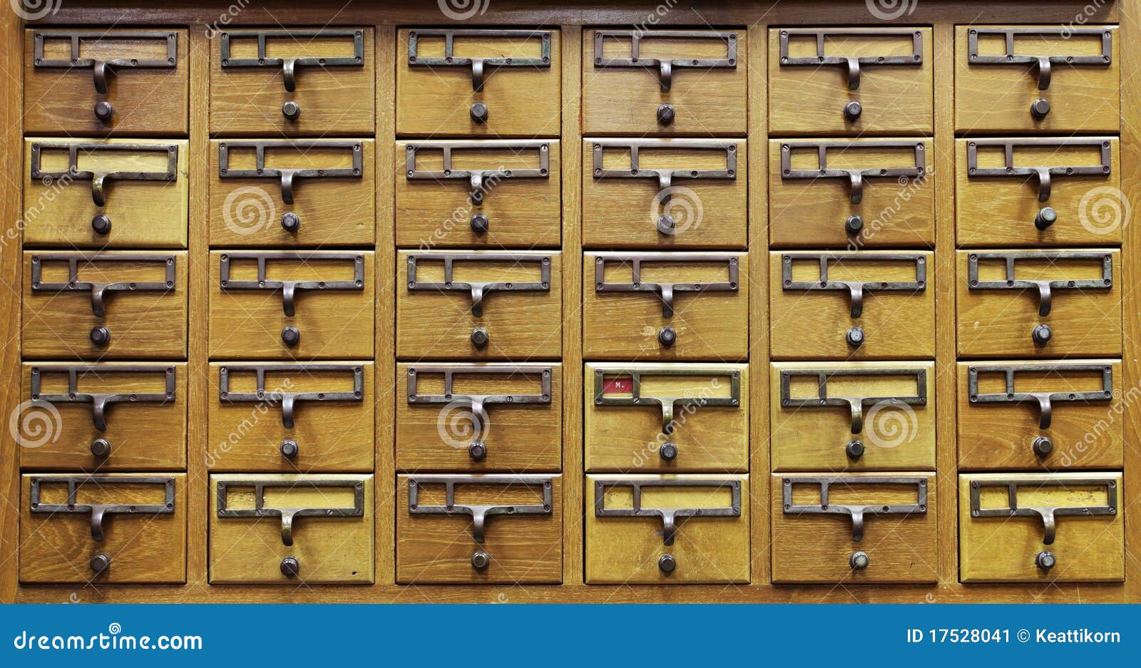 Wooden Document Locker stock image. Image of metallic - 17528041
