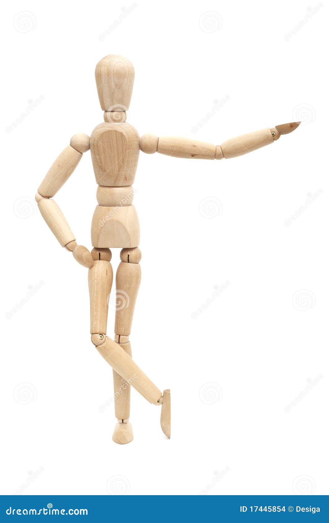 Wooden Doll Showing Product Stock Photo - Image of model, insert: 17445854