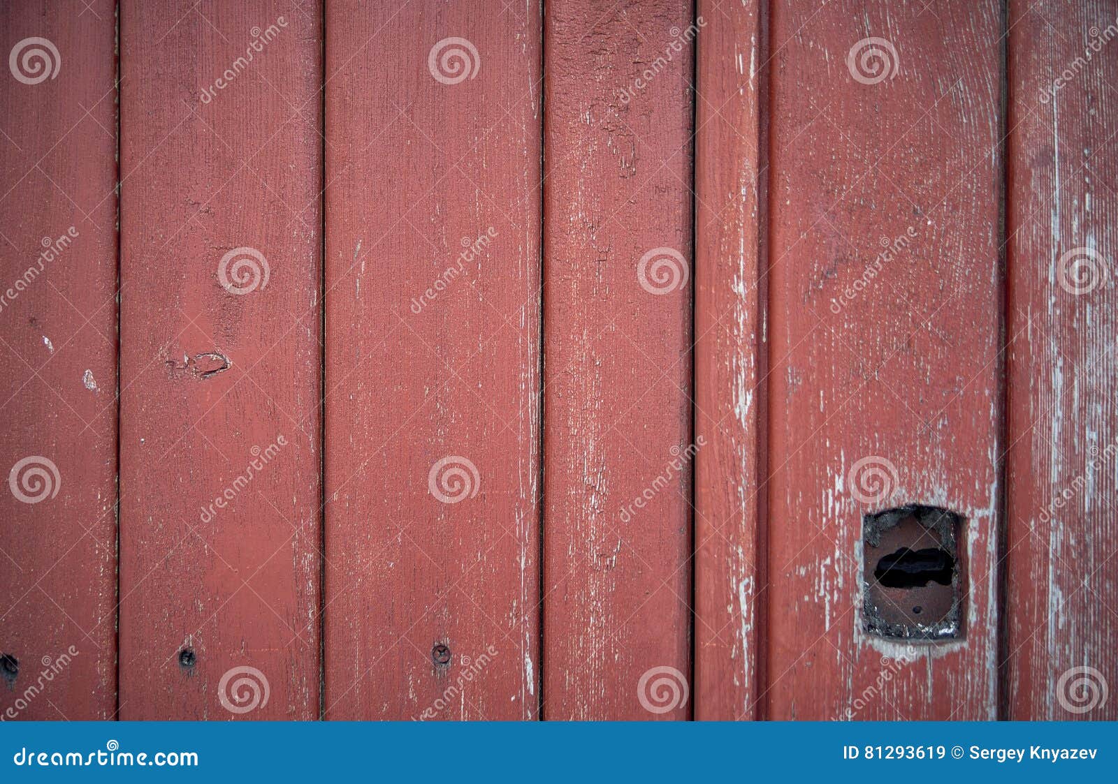 Wooden Door with a Keyhole. Texture Stock Image - Image of aged ...