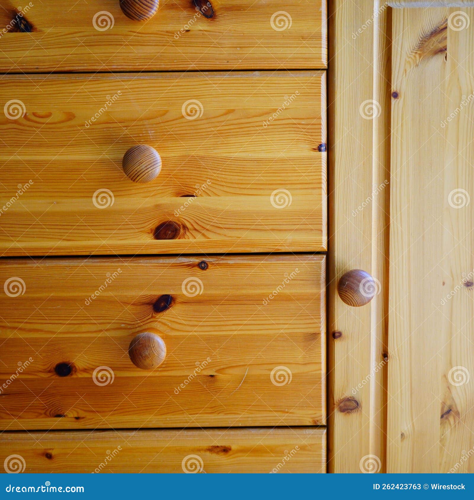 Wooden drawers close up stock image. Image of drawers - 262423763