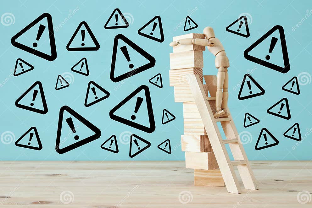 Wooden Dummy Climbs a Dangerously Unstable Structure and Risks Falling ...