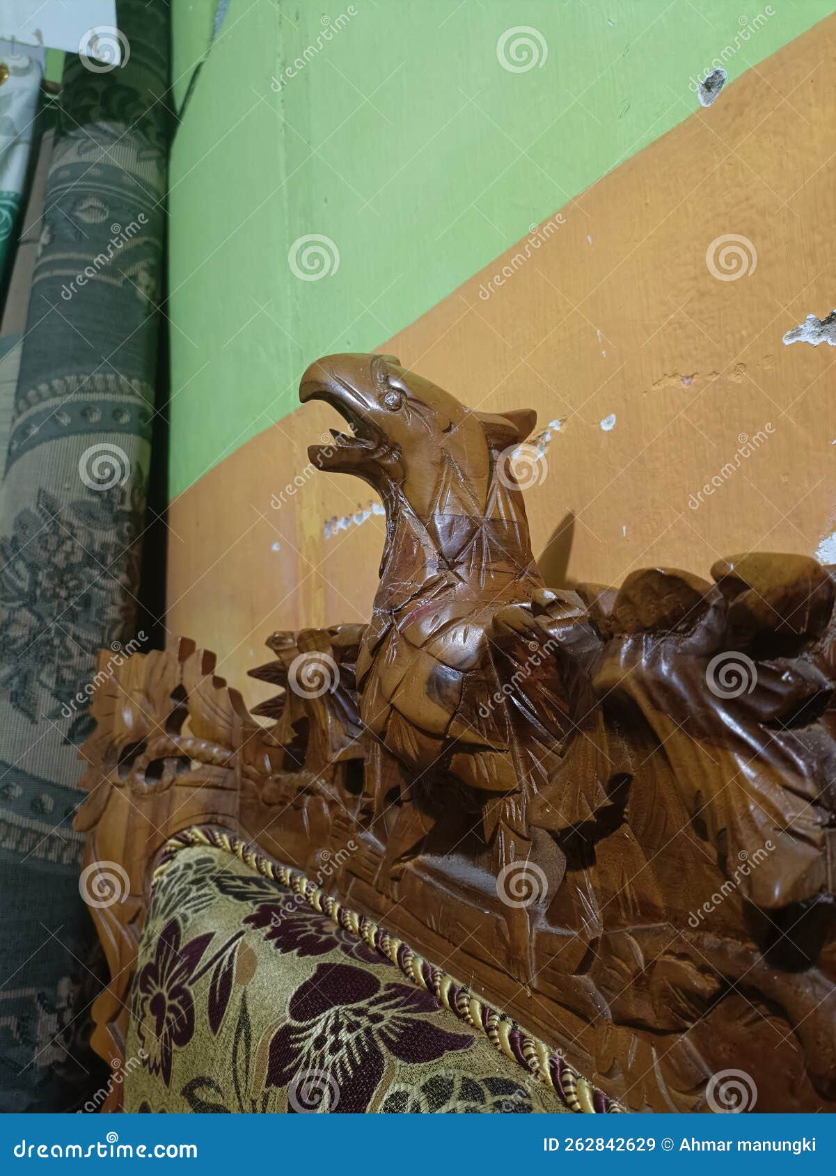Wooden eagle home stock image. Image of wood, chairs - 262842629